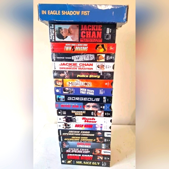 Media | Super Sized Jackie Chan Martial Arts Vhs Vintage Kung Fu Movies ...